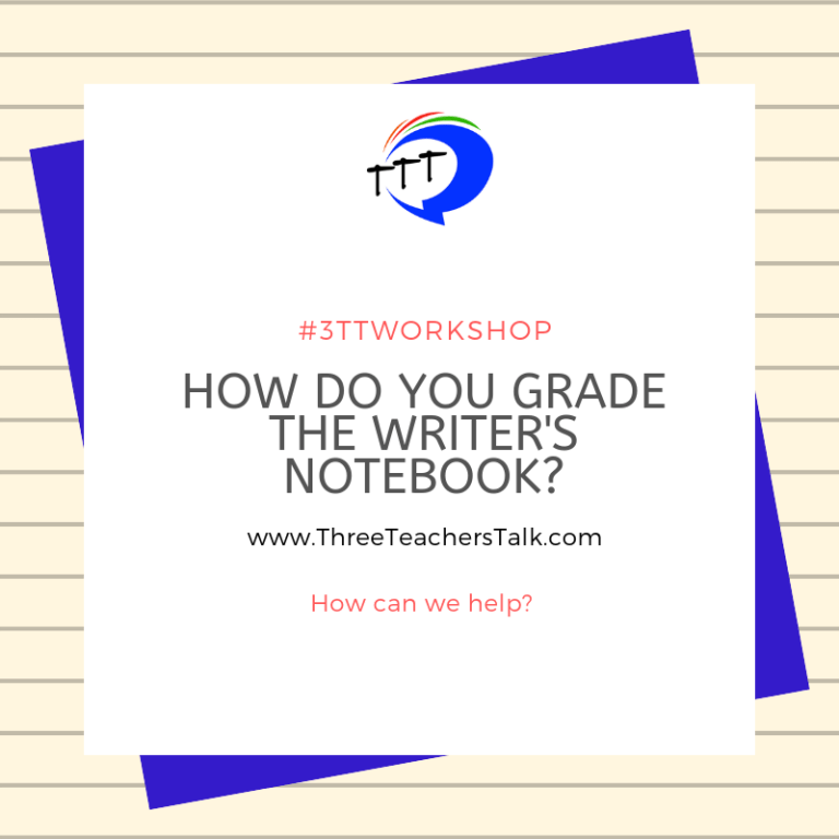 Q & A: How do you grade the writer’s notebook? | Three Teachers Talk