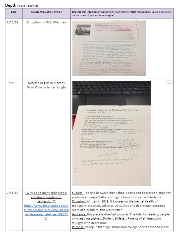 Experimenting with reading portfolios | Three Teachers Talk